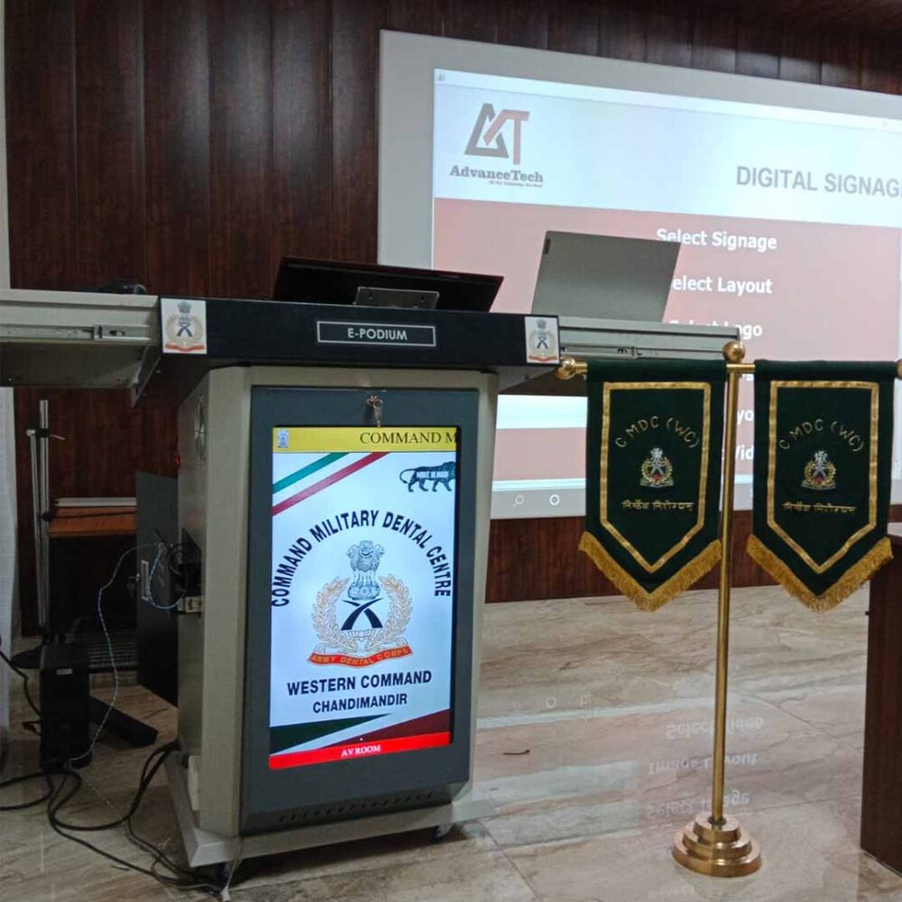 Advanced Dual Display Podium | Smart podium